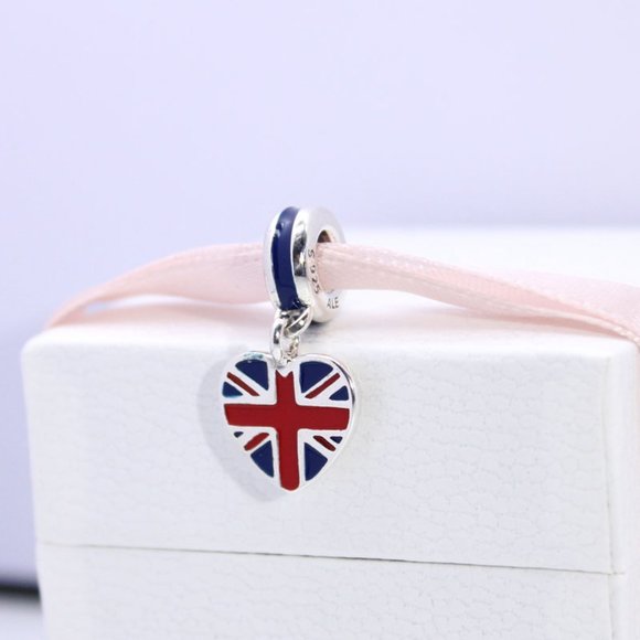 Pandora | Jewelry | Pandora Official Pandora Uk Flag Silver Heart ...